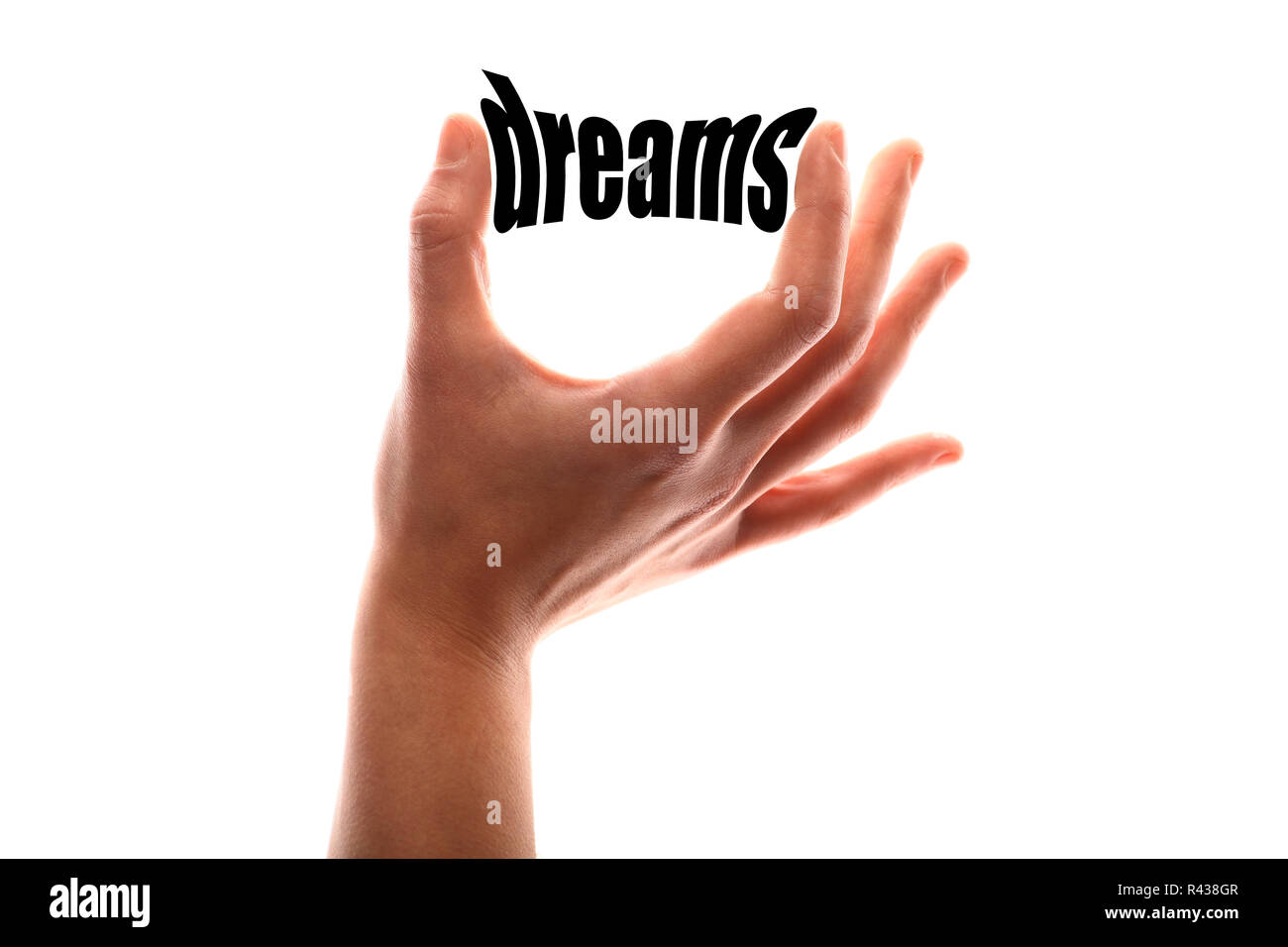 Dreams word Cut Out Stock Images & Pictures - Alamy