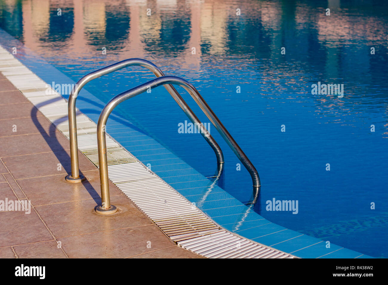 Swimming Pool Stairs Stock Photo - Alamy