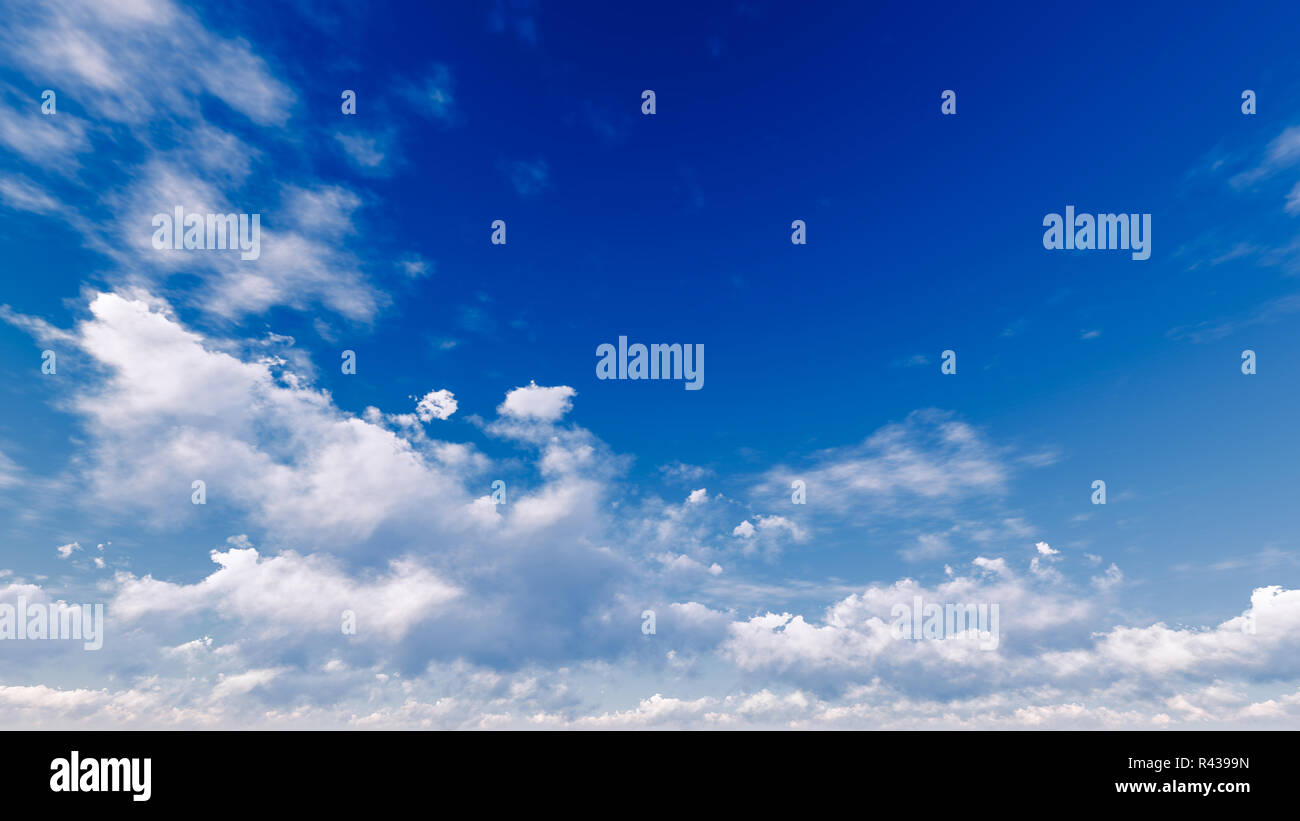 Cloudy blue sky abstract background, 3d illustration Stock Photo - Alamy