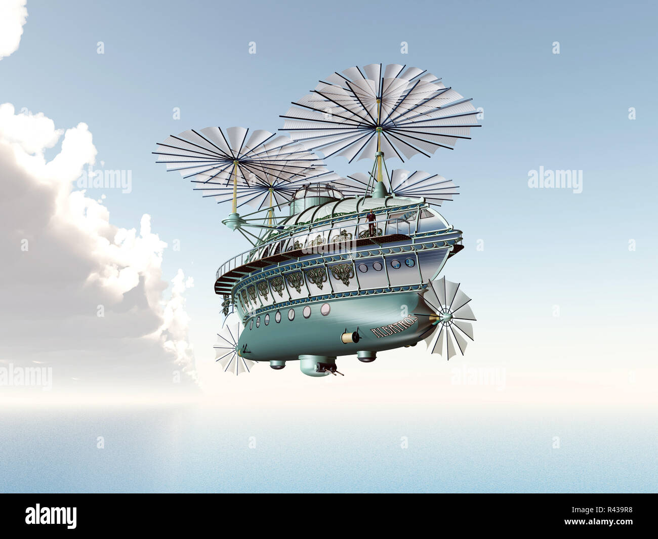 Fantasy airship hi-res stock photography and images - Alamy