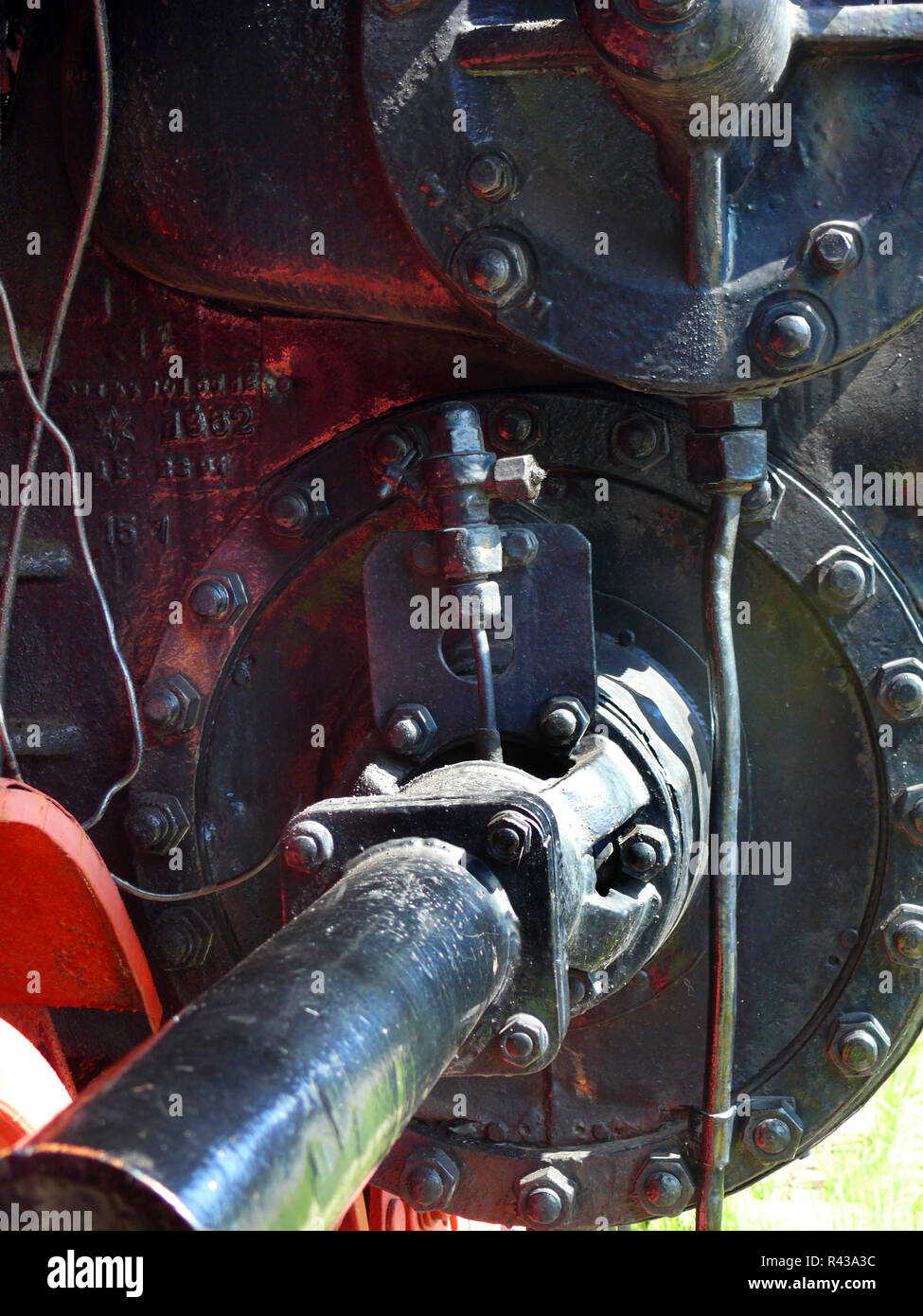 detail of a steam locomotive Stock Photo - Alamy