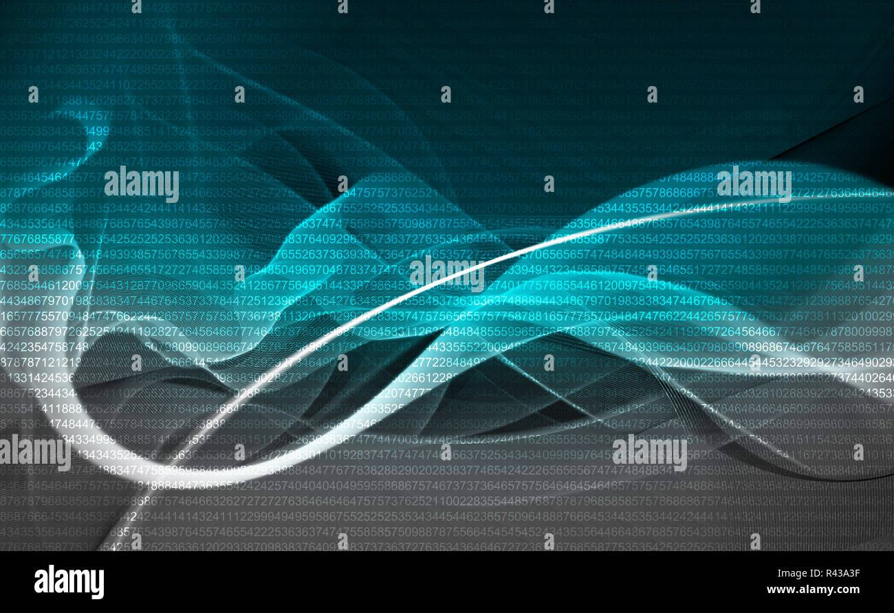 lines movement color numbers Stock Photo - Alamy