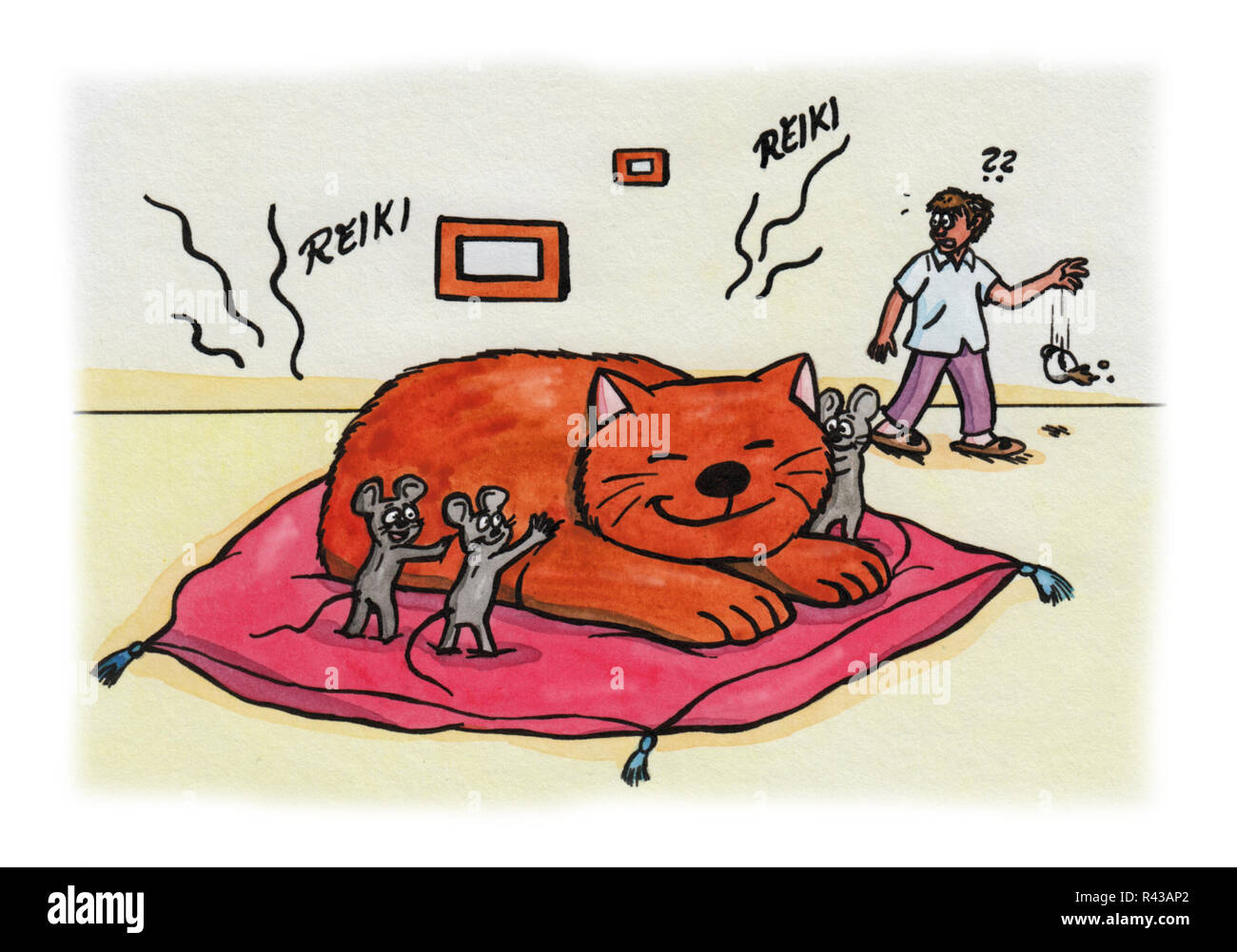 Reiki cat hi-res stock photography and images - Alamy