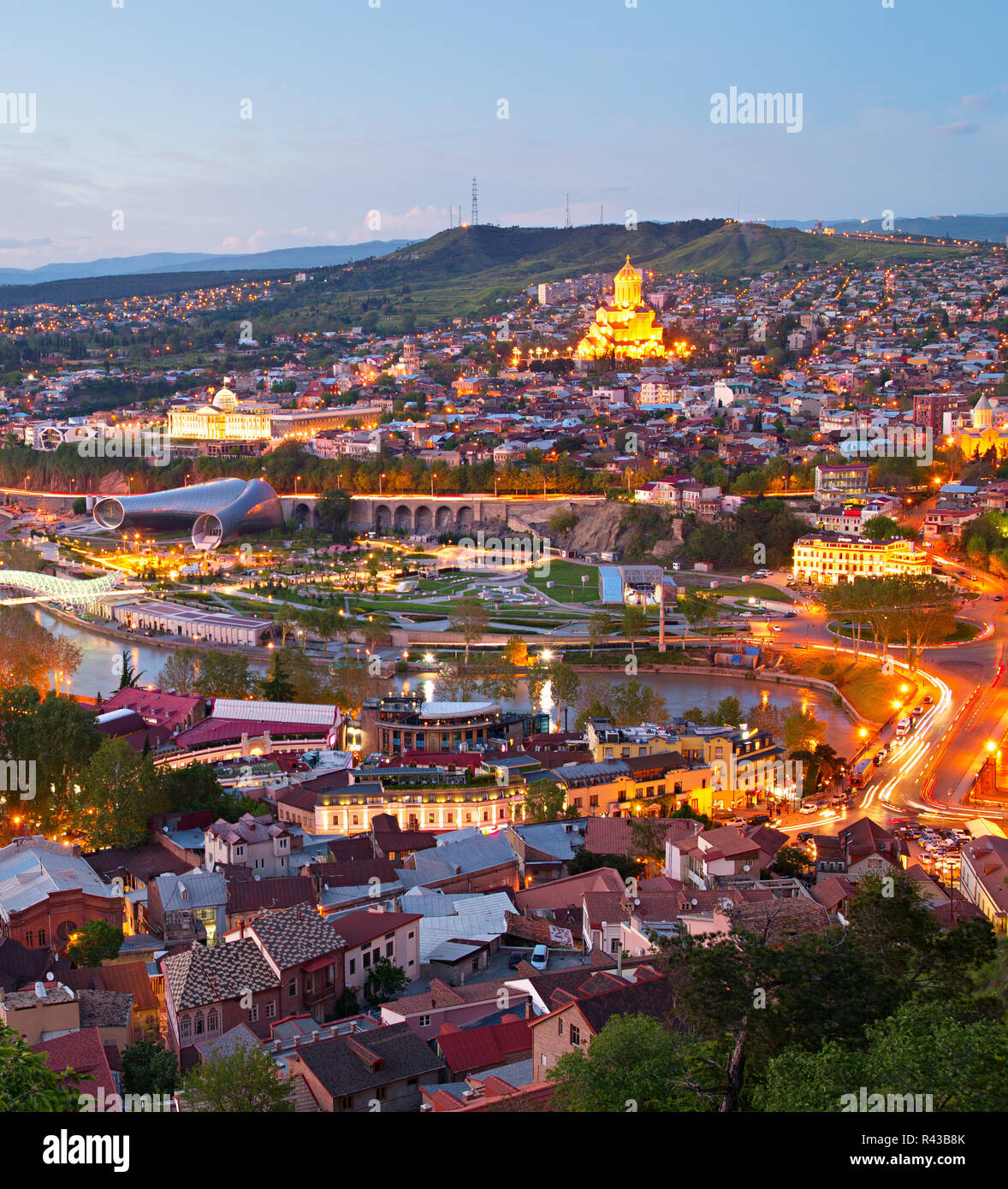 Tbilisi beautiful, Georgia Stock Photo - Alamy