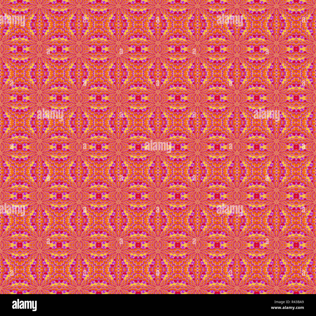 Abstract geometric background, seamless diamond pattern in orange and ...