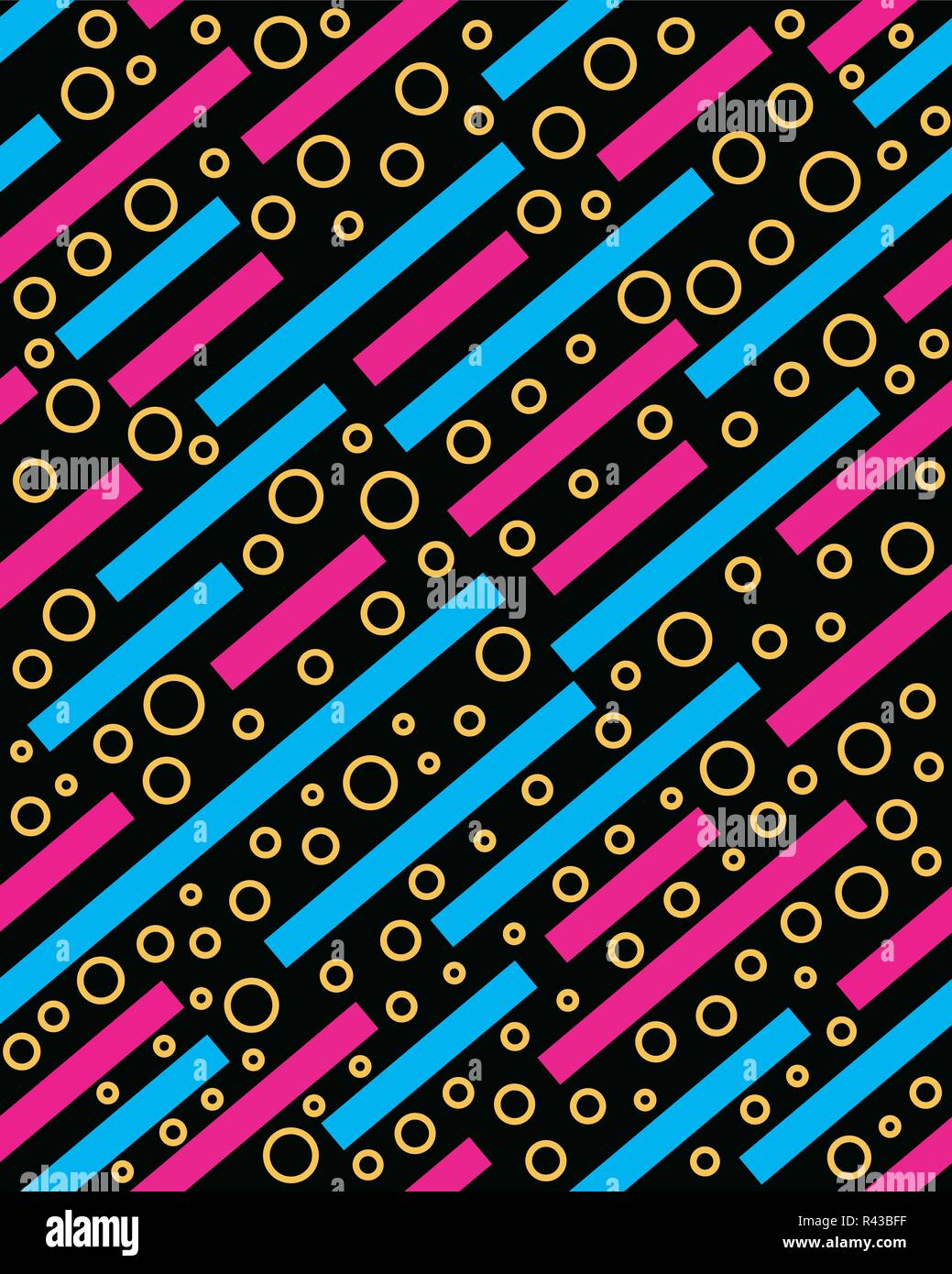 Retro 80s memphis pattern hi-res stock photography and images - Alamy