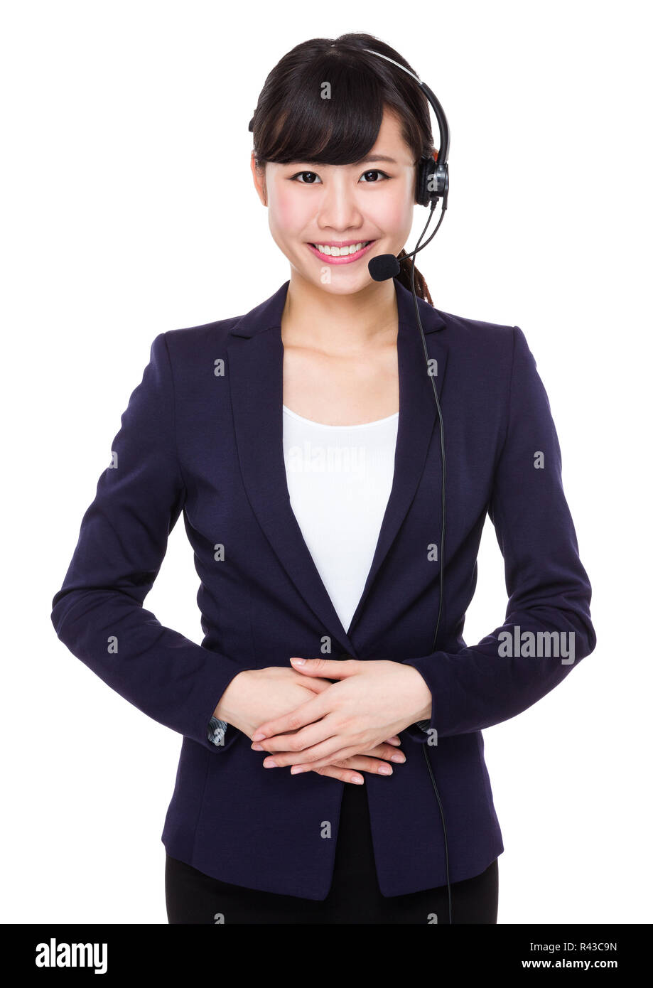 Customer services officer Stock Photo - Alamy