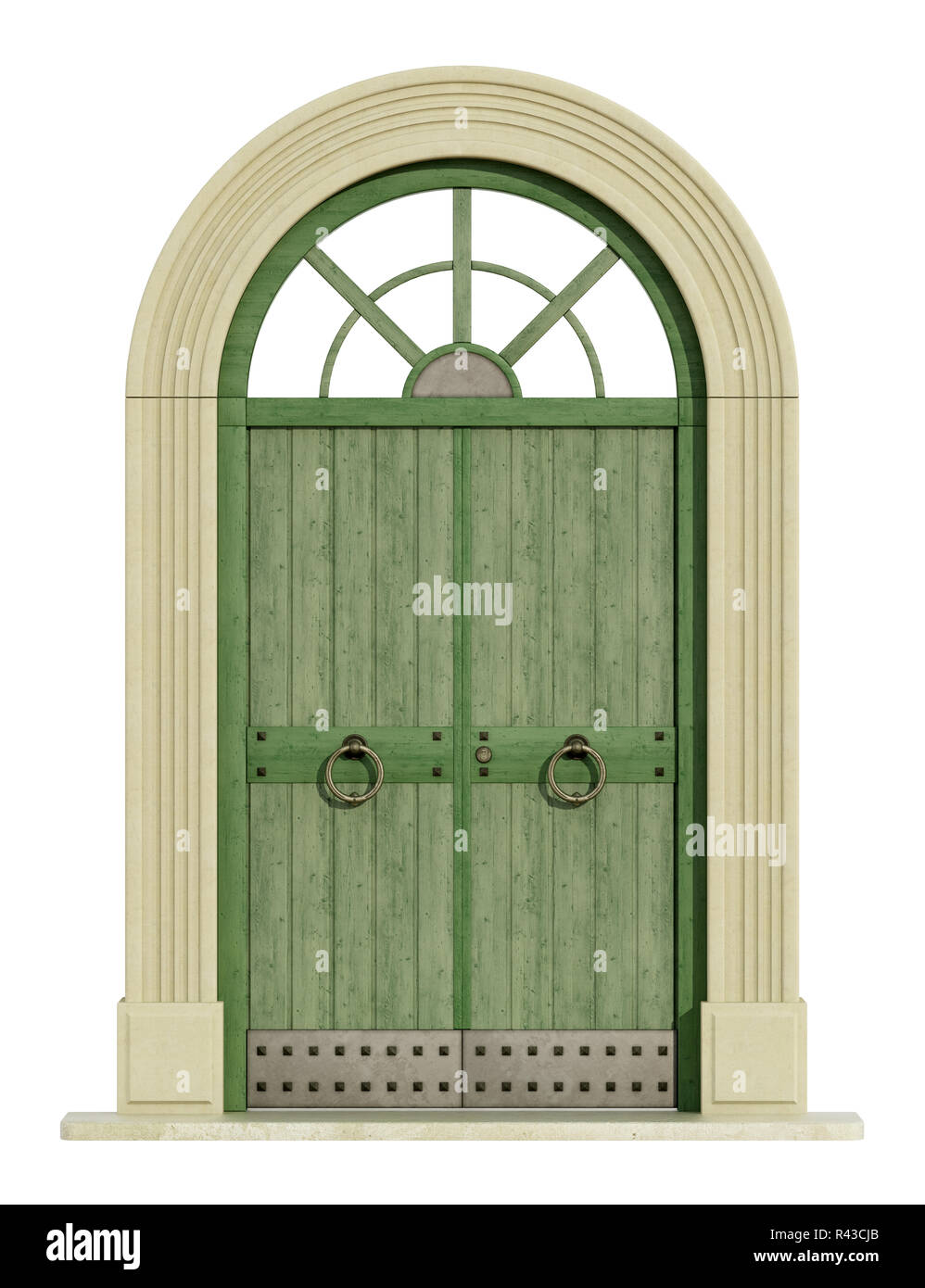 Classic front door Cut Out Stock Images & Pictures - Alamy