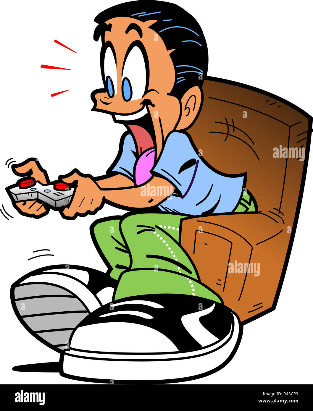 Gamer clip art hi-res stock photography and images - Alamy