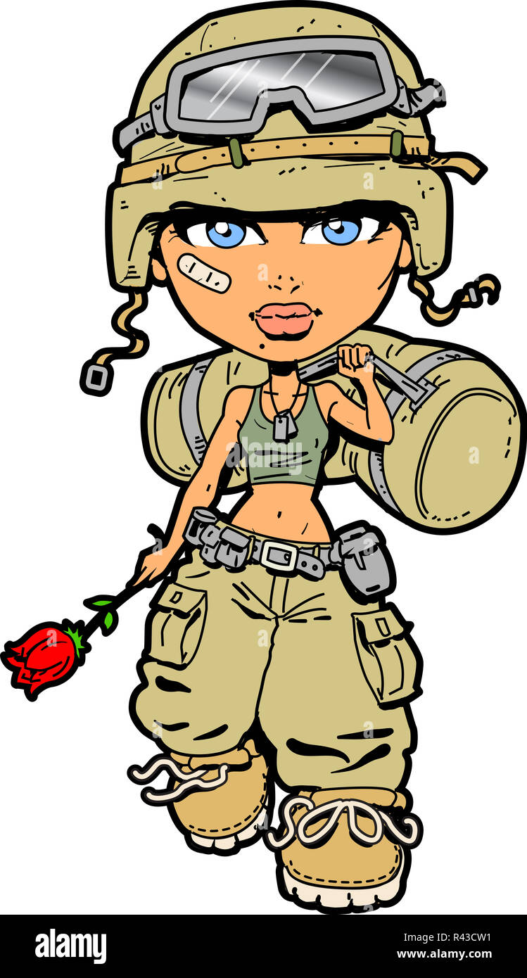 Iraq war female soldier hi-res stock photography and images - Alamy