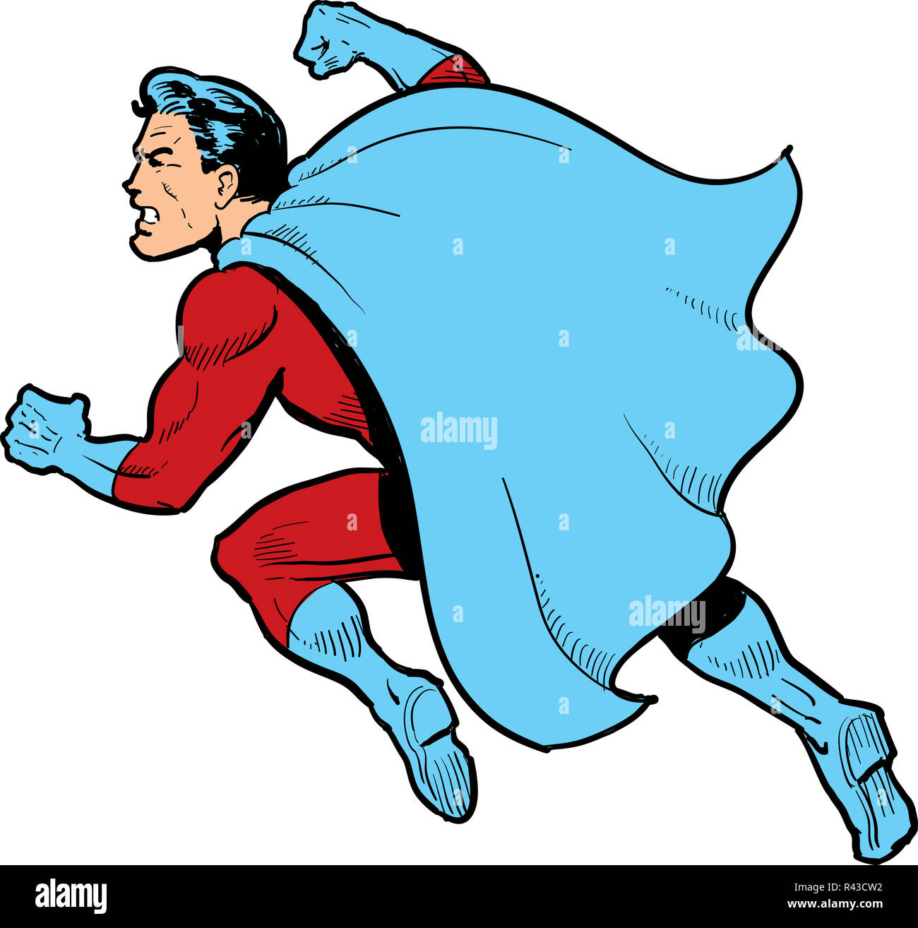 Cartoon illustration teeth super hero hi-res stock photography and ...