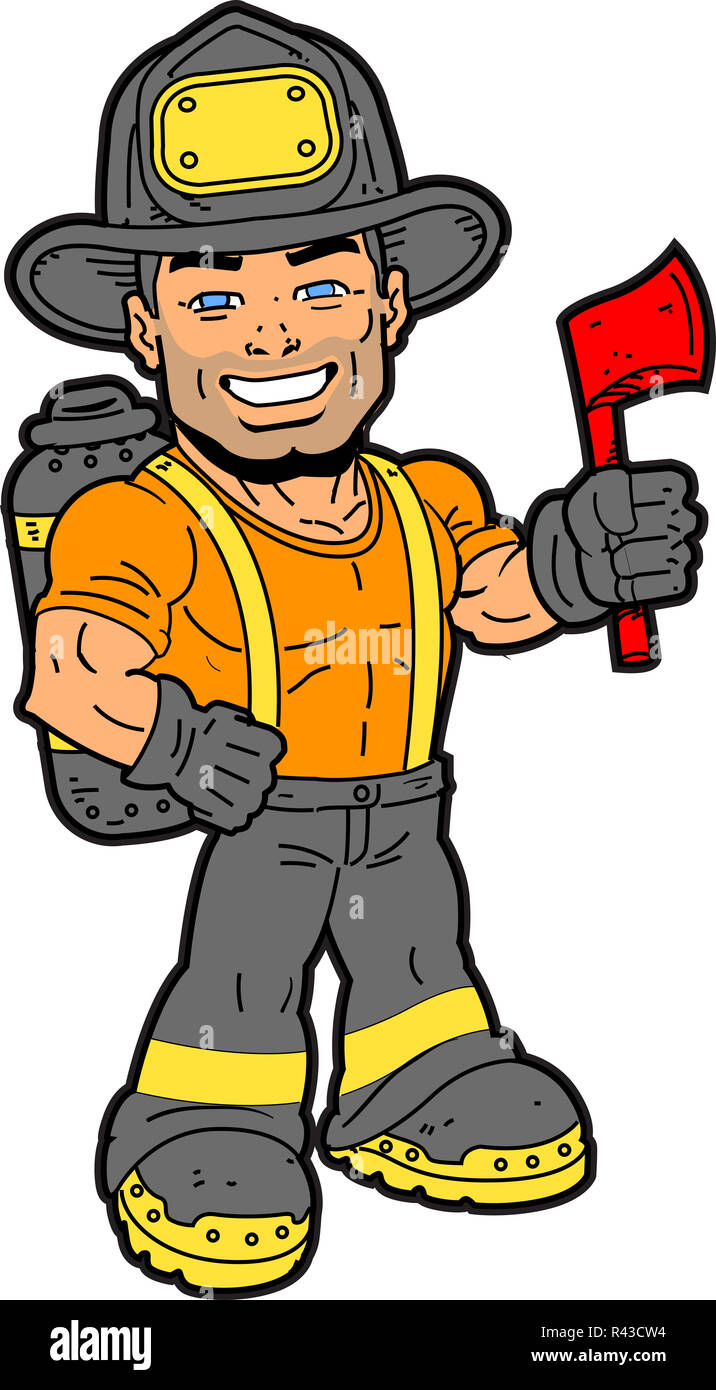 Cartoon fireman boots hi-res stock photography and images - Alamy