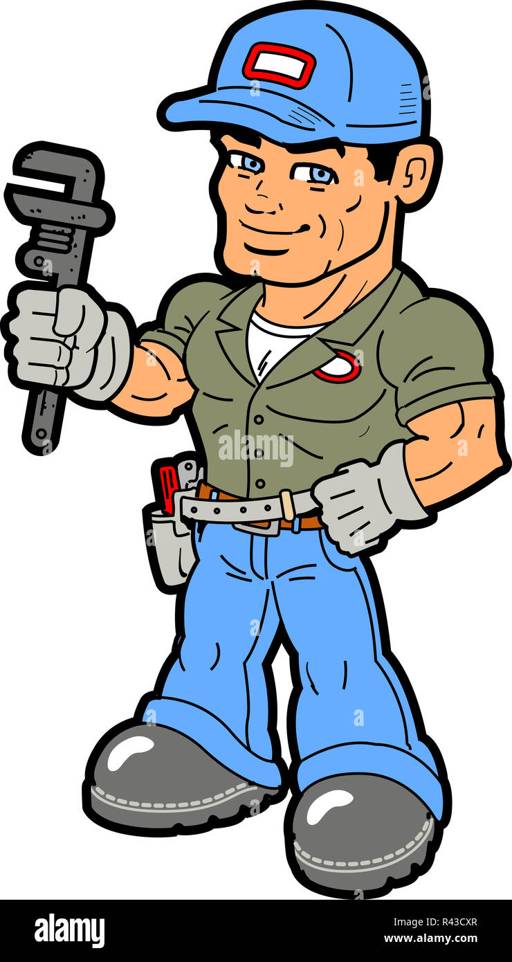 Carpenter avatar icon builder handyman hi-res stock photography and ...