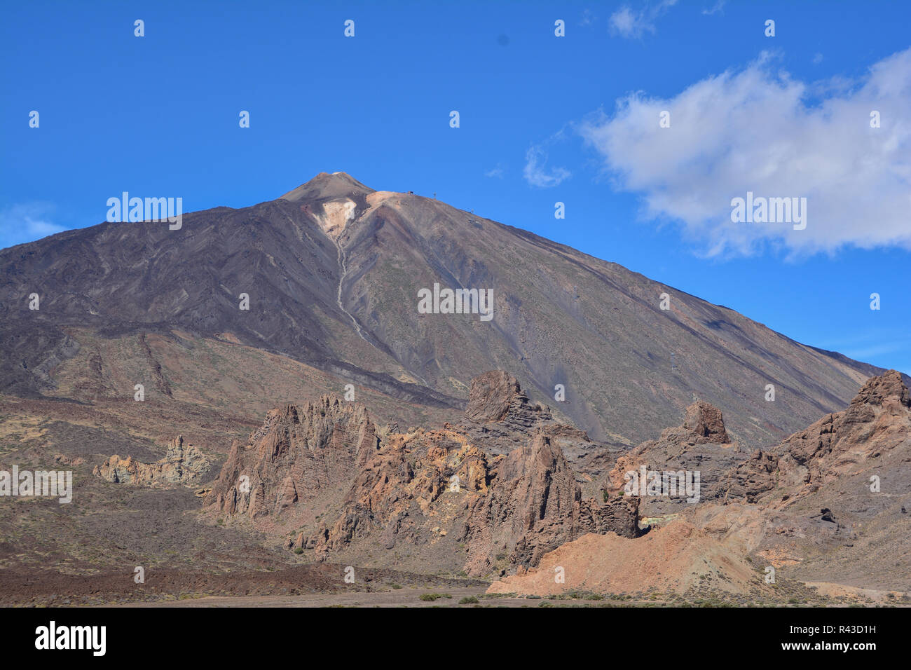 the teide on tenerife in the canary islands Stock Photo - Alamy