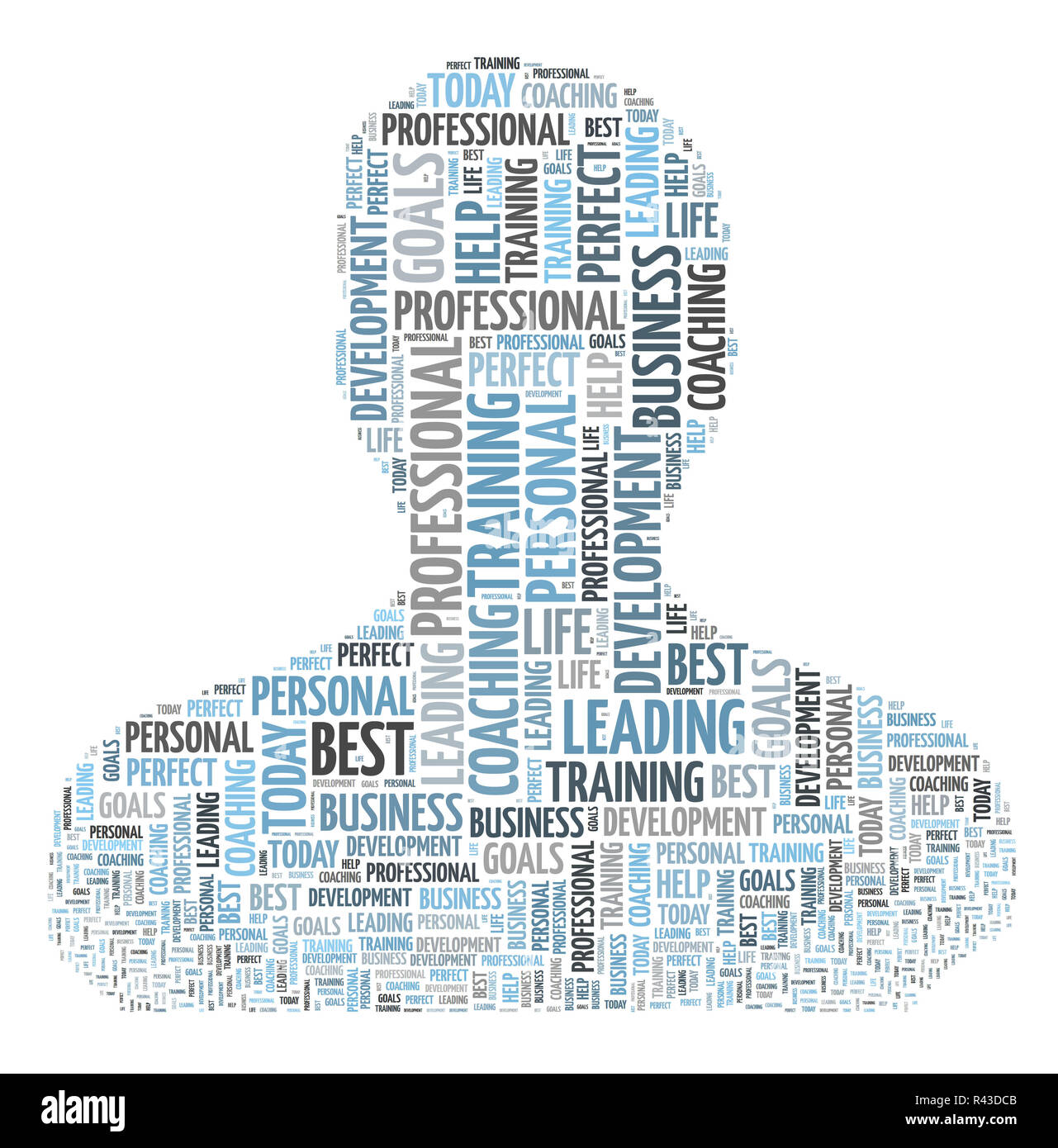 Professional word cloud concept Stock Photo - Alamy