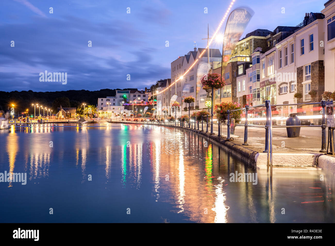 St Peter Port Seafront Stock Photo - Alamy