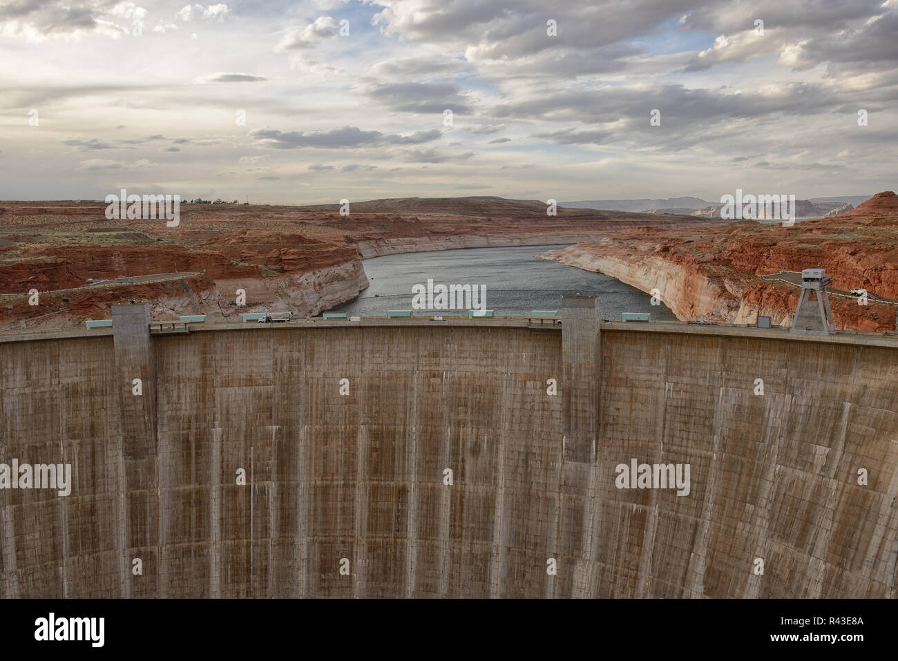 Section of an embankment dam hi-res stock photography and images - Alamy