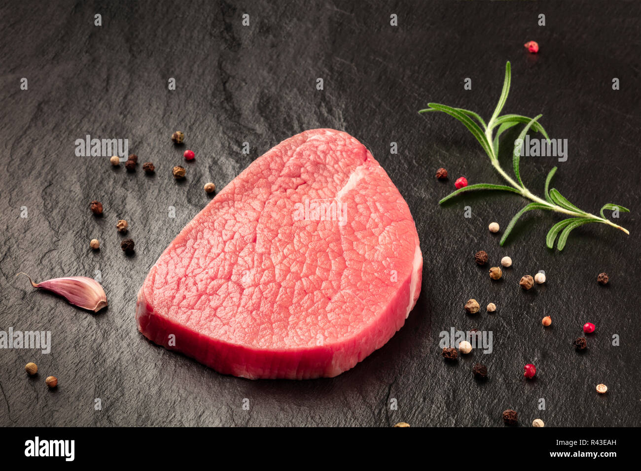 Fresh veal eye round hi-res stock photography and images - Alamy