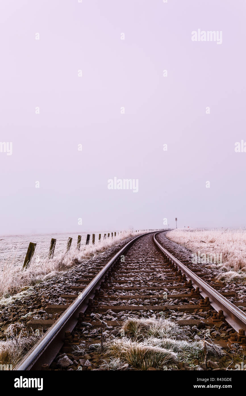 Frost rails perspective hi-res stock photography and images - Alamy