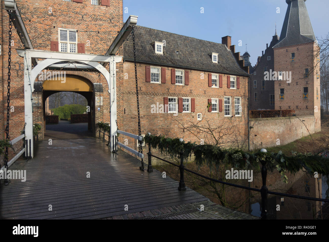 A castle near the river rijn in the NETHERLANDS Stock Photo - Alamy