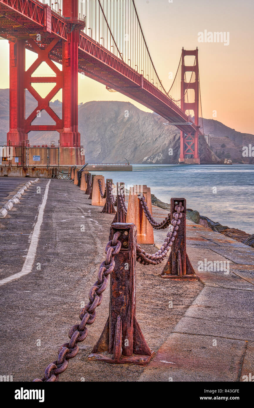 The Golden Gate Bridge is the symbol of San Francisco, California, USA ...