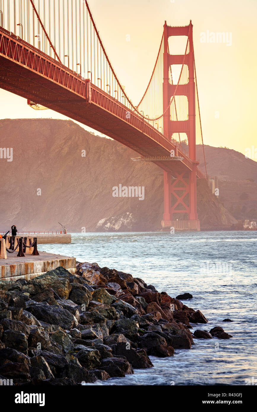 The Golden Gate Bridge is the symbol of San Francisco, California, USA ...