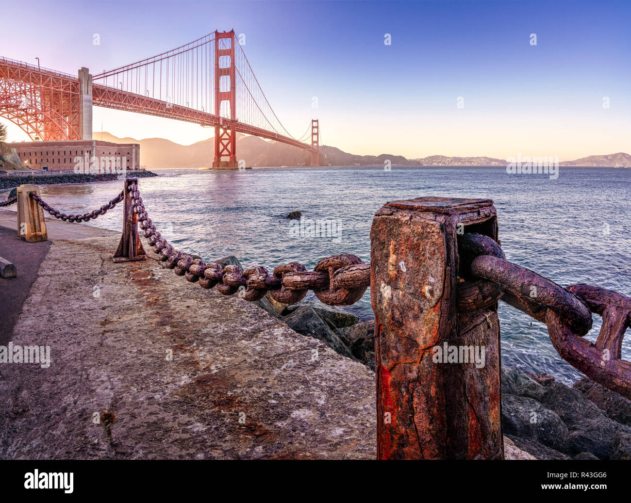The Golden Gate Bridge is the symbol of San Francisco, California, USA ...