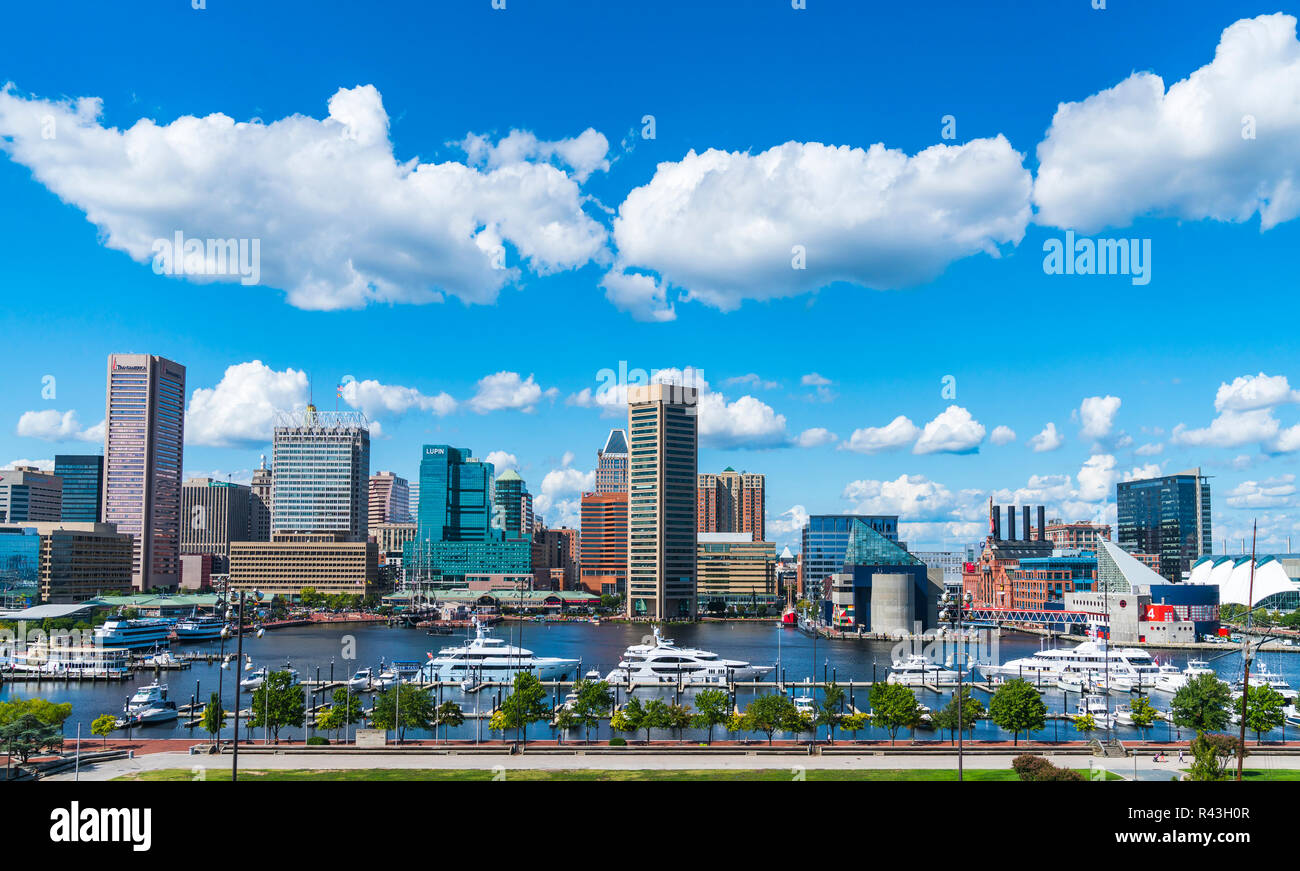 Baltimore skyline hi-res stock photography and images - Alamy