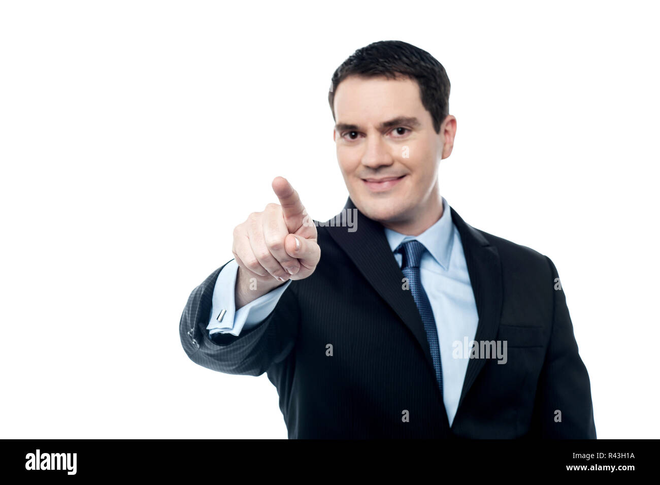 Businessman indicating something hi-res stock photography and images ...