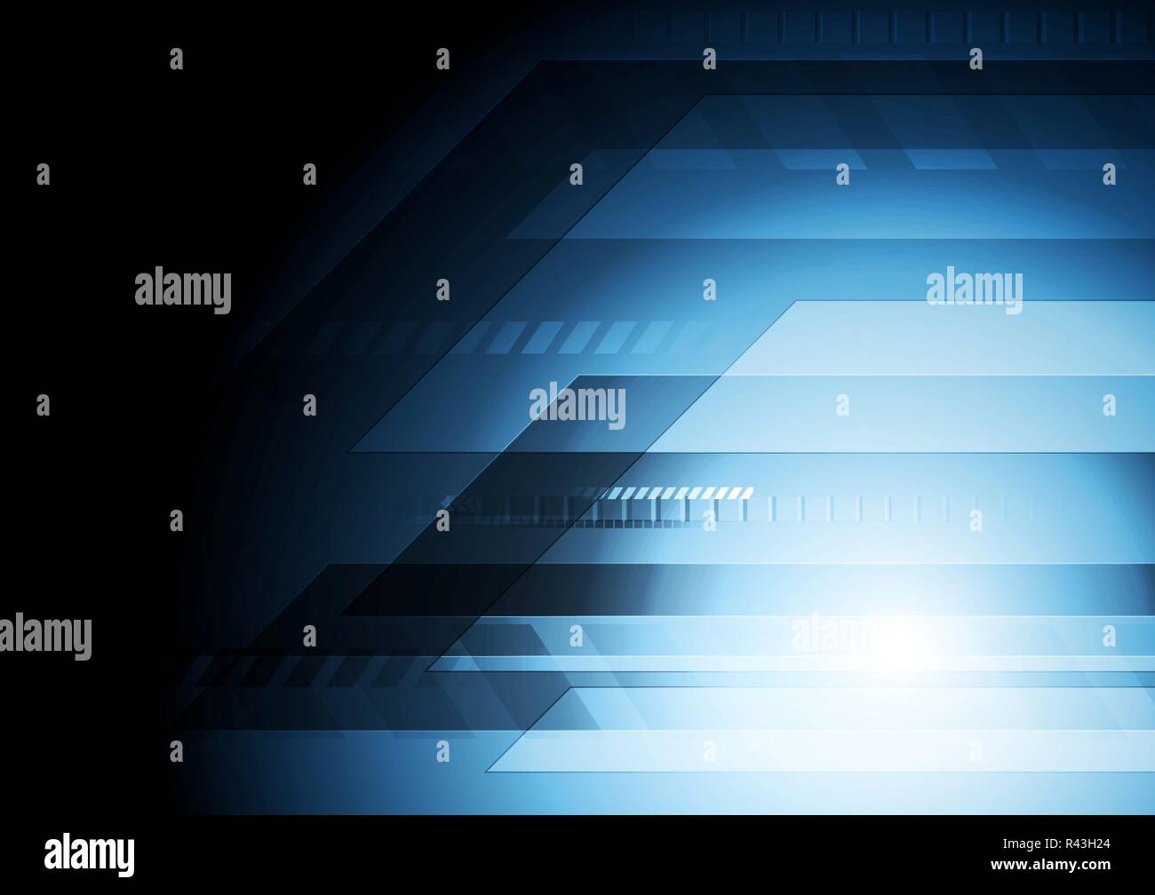 Dark blue technology background Stock Photo - Alamy