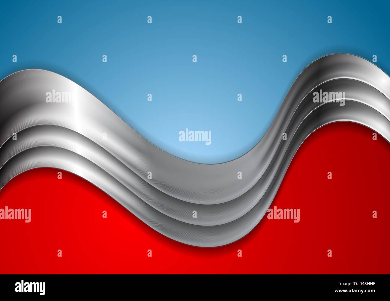 Abstract metallic wave Stock Photo - Alamy