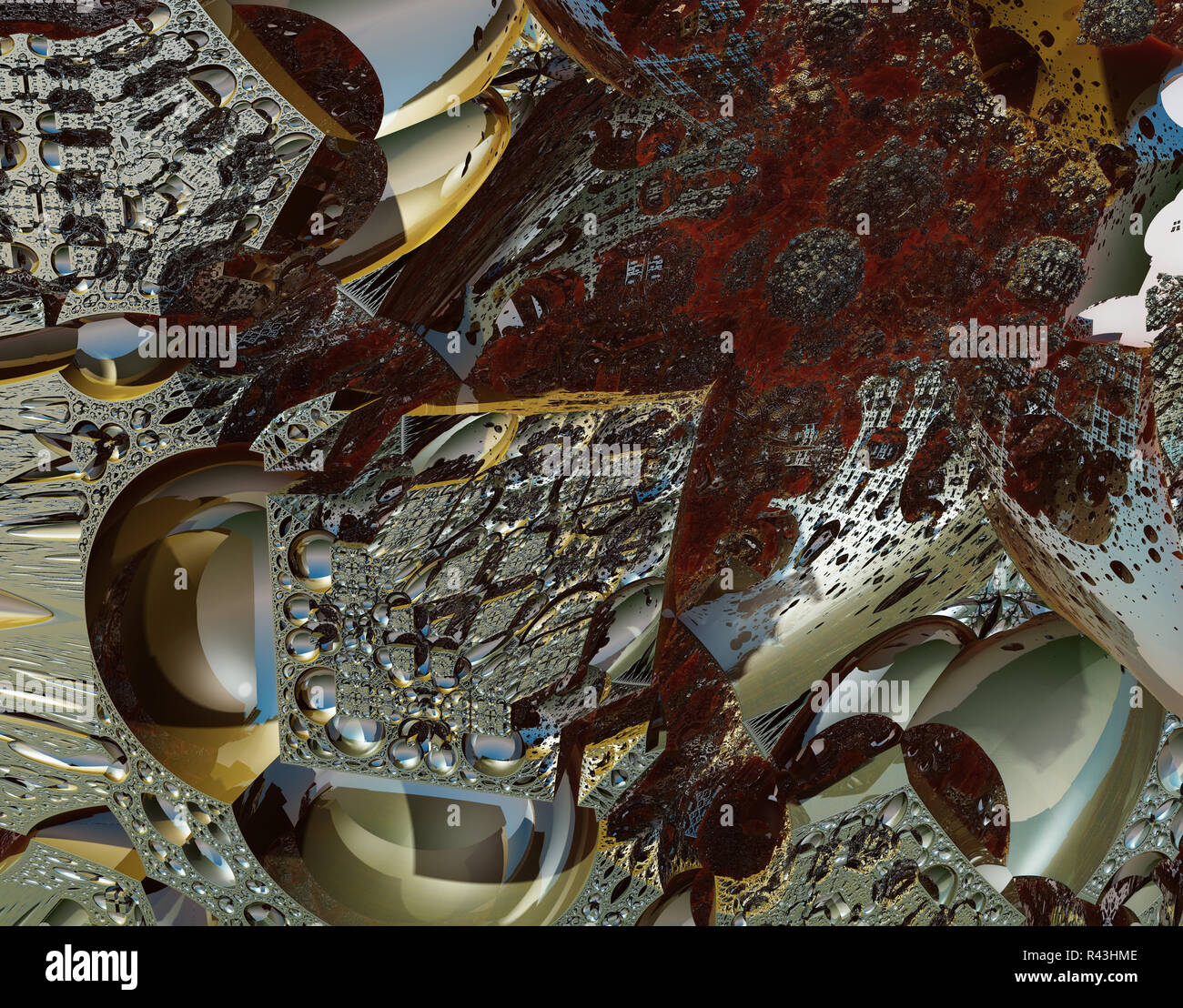 fractals computer graphics Stock Photo - Alamy