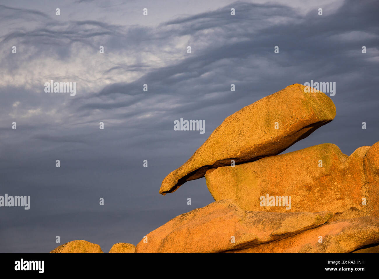 rocks in brittany Stock Photo - Alamy