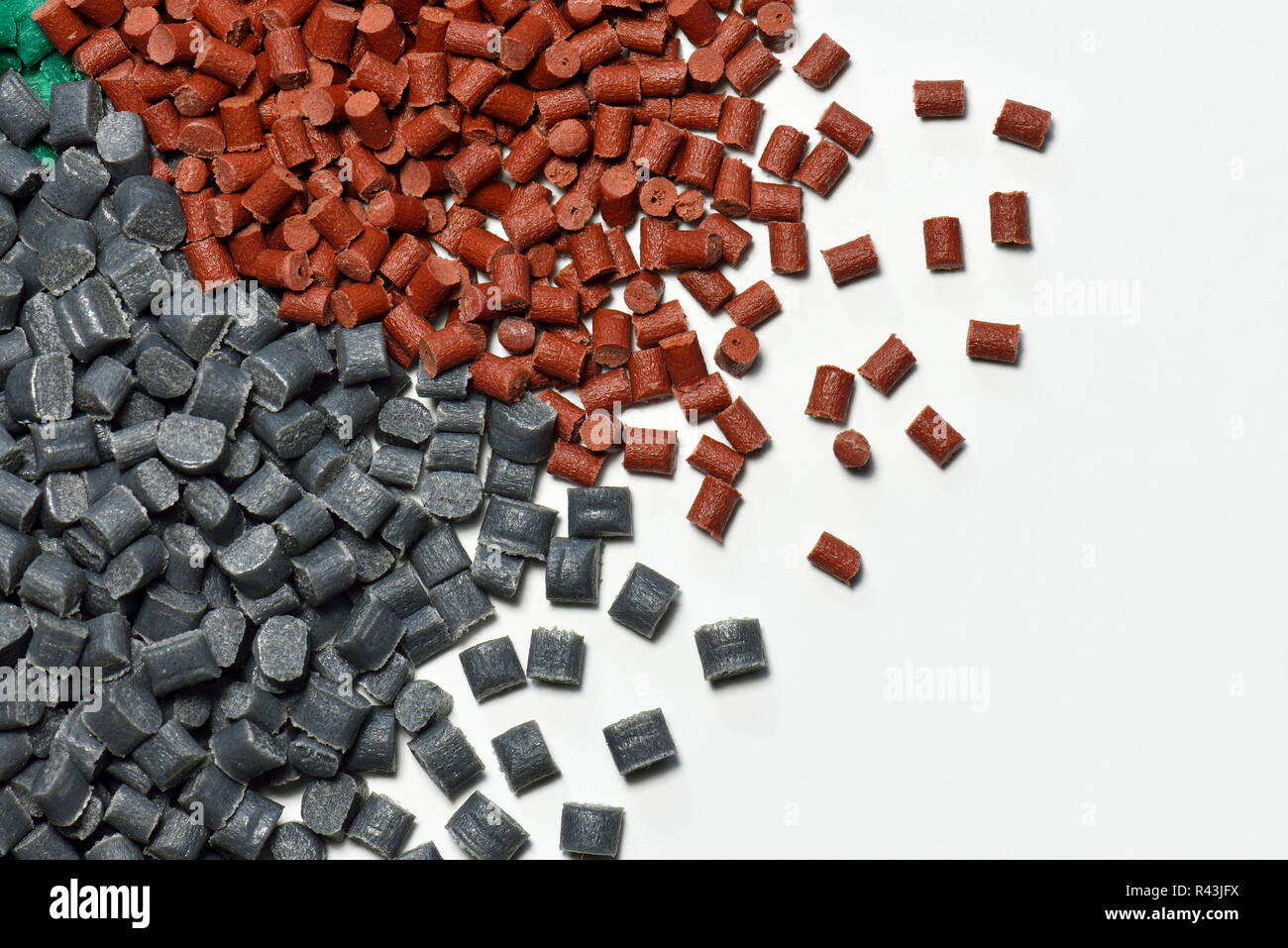 colored plastic granulates Stock Photo - Alamy