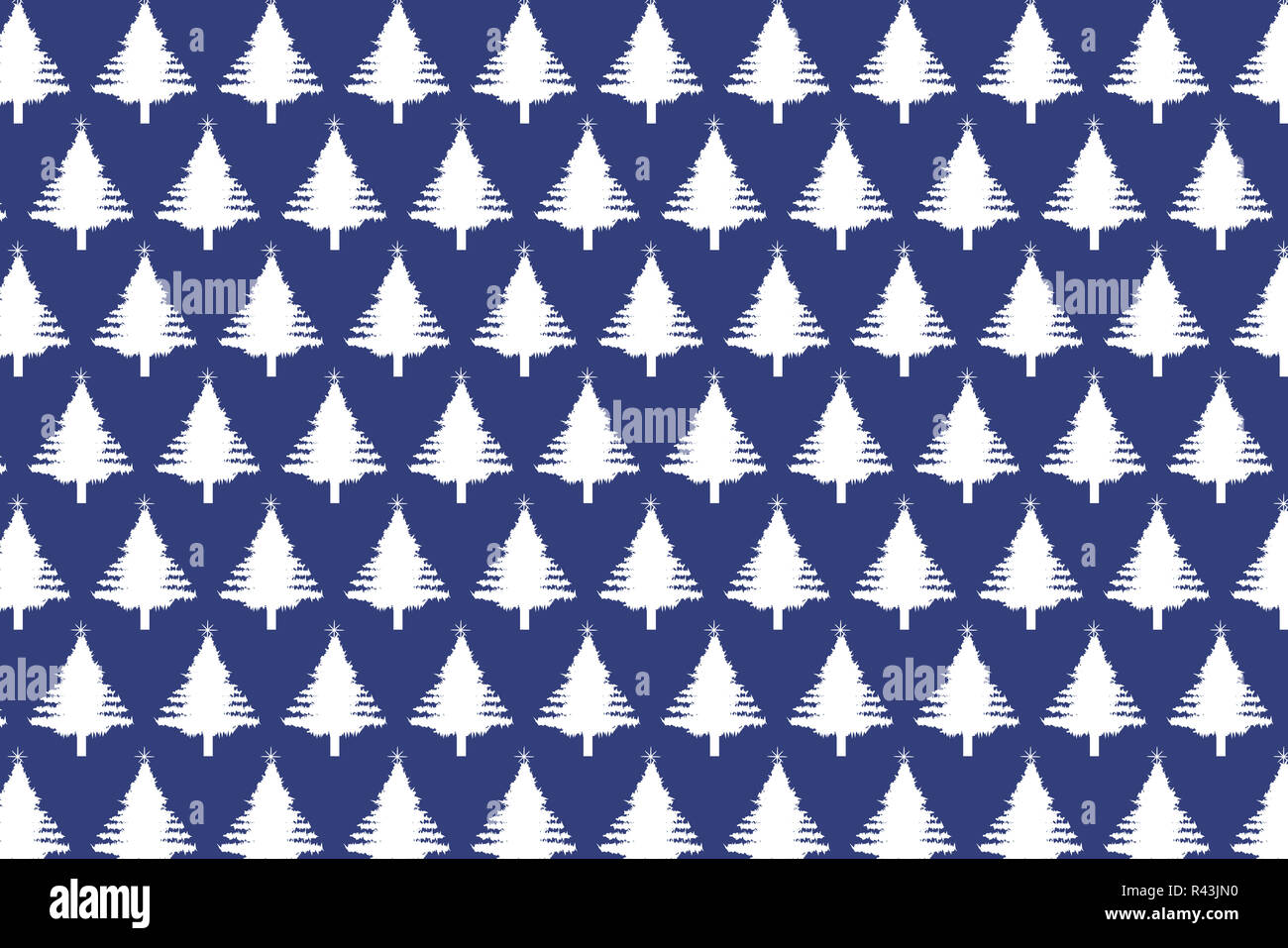 White trees pattern on dark blue background Stock Photo - Alamy