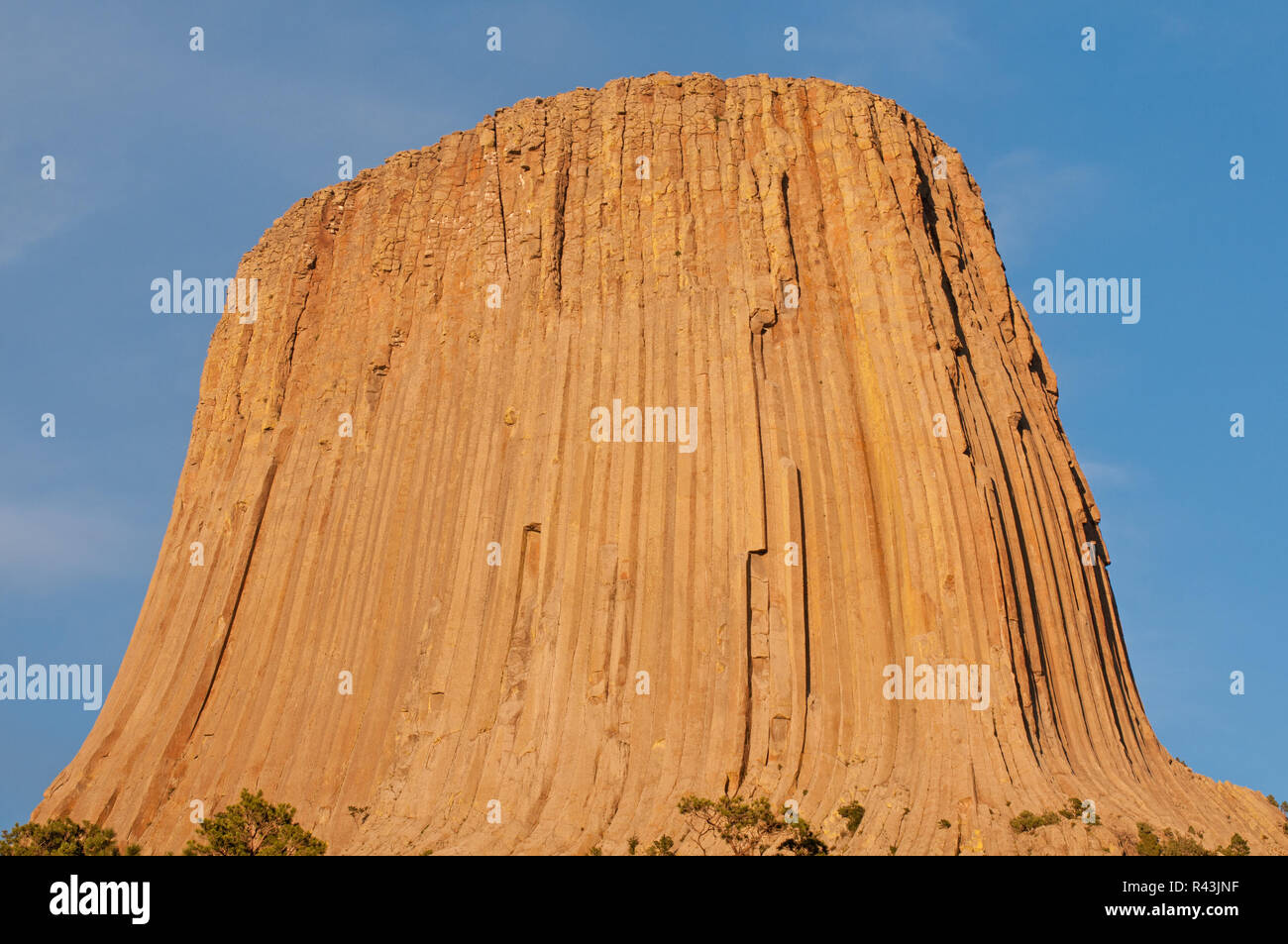 Sunset at Devils Tower Stock Photo - Alamy