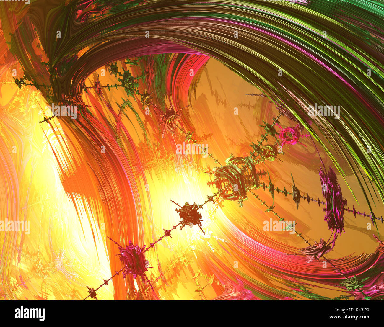 fractals computer graphics Stock Photo - Alamy