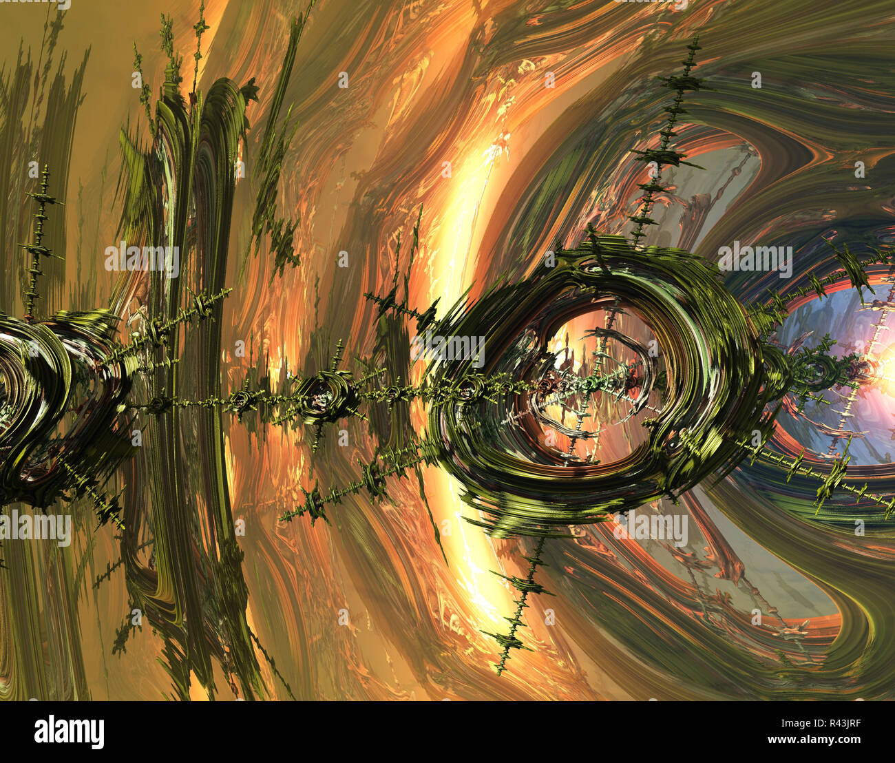 fractals computer graphics Stock Photo - Alamy