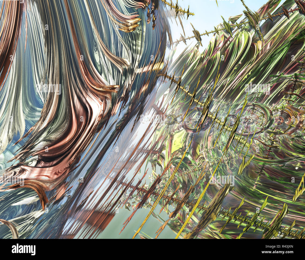 fractals computer graphics Stock Photo - Alamy