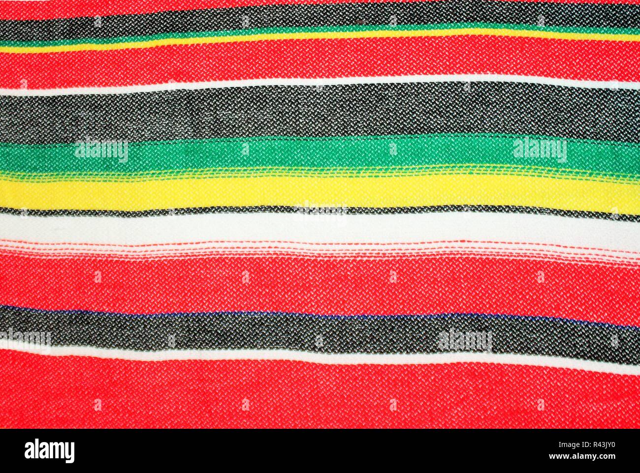 Mexico traditional cinco de mayo rug poncho fiesta with stripes Stock ...