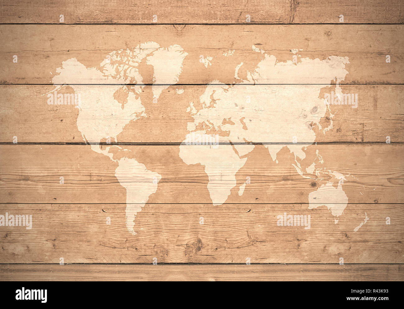 map of world Stock Photo - Alamy