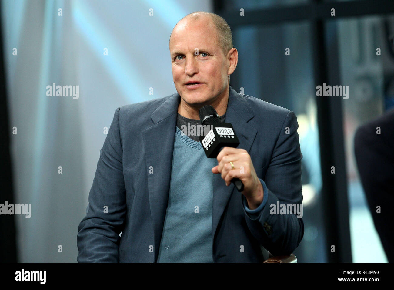 NEW YORK, NY - OCTOBER 17: Build presents Woody Harrelson discussing ...