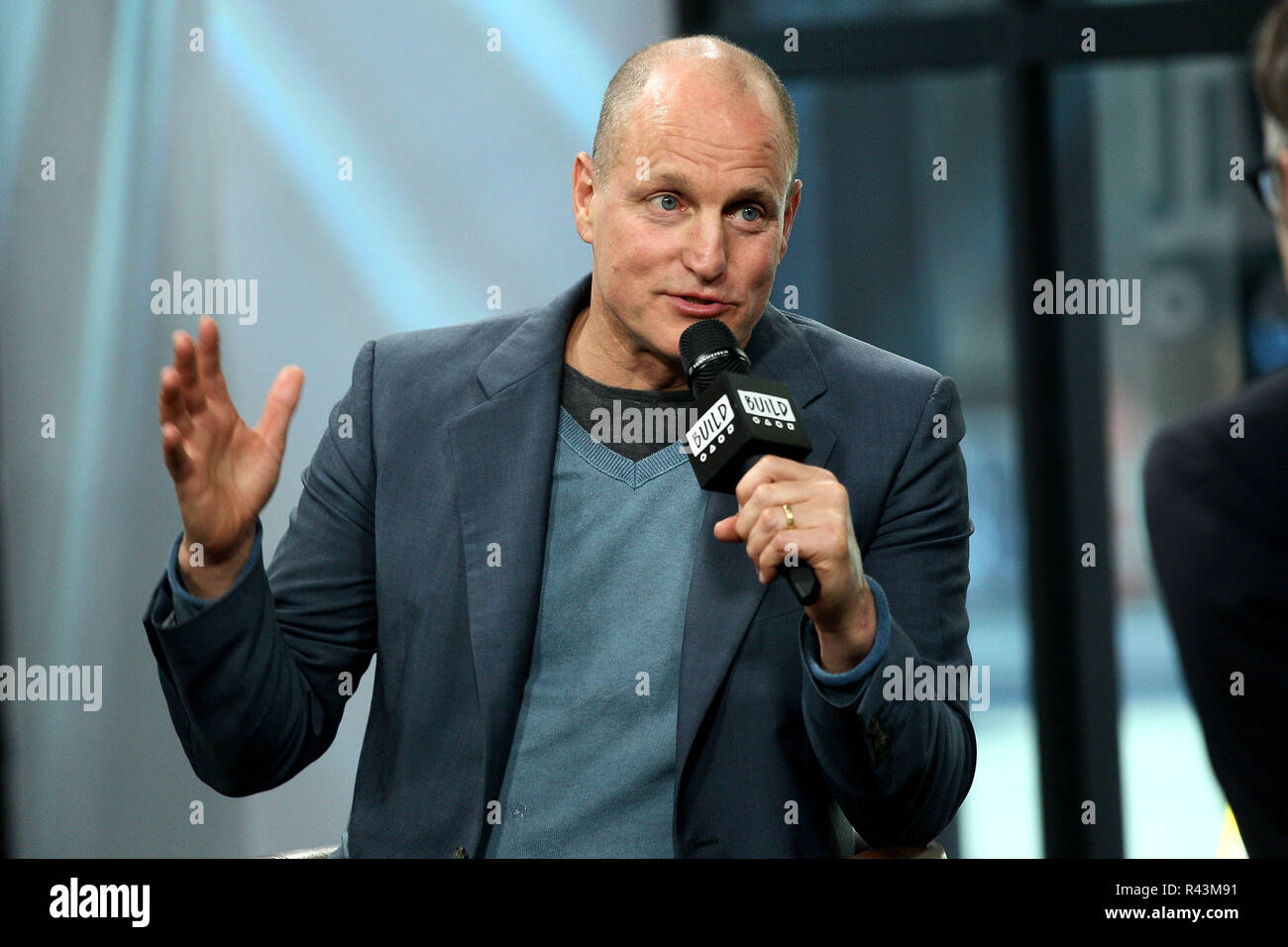 NEW YORK, NY - OCTOBER 17: Build presents Woody Harrelson discussing ...