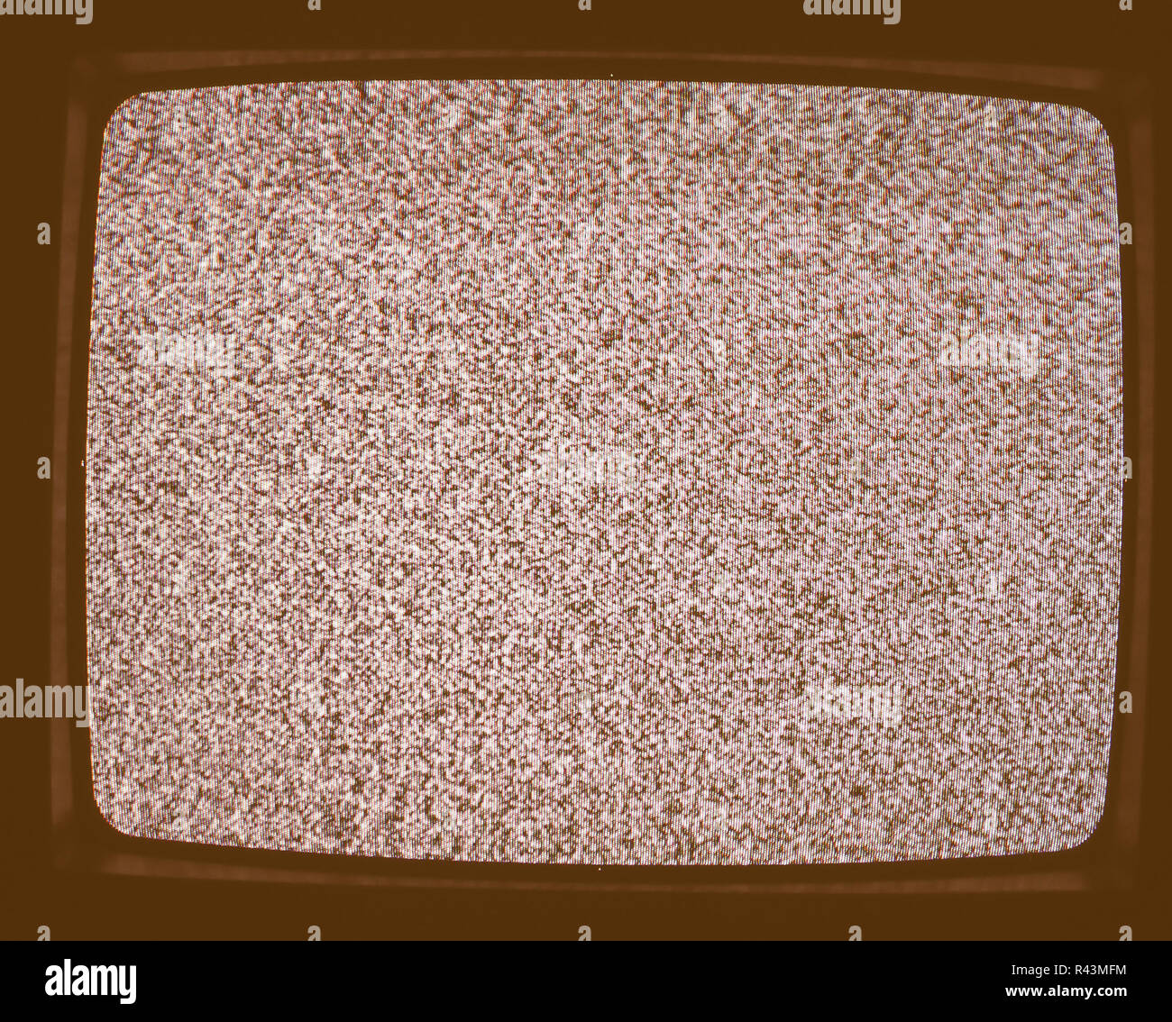 Retro looking Flickering screen Stock Photo - Alamy