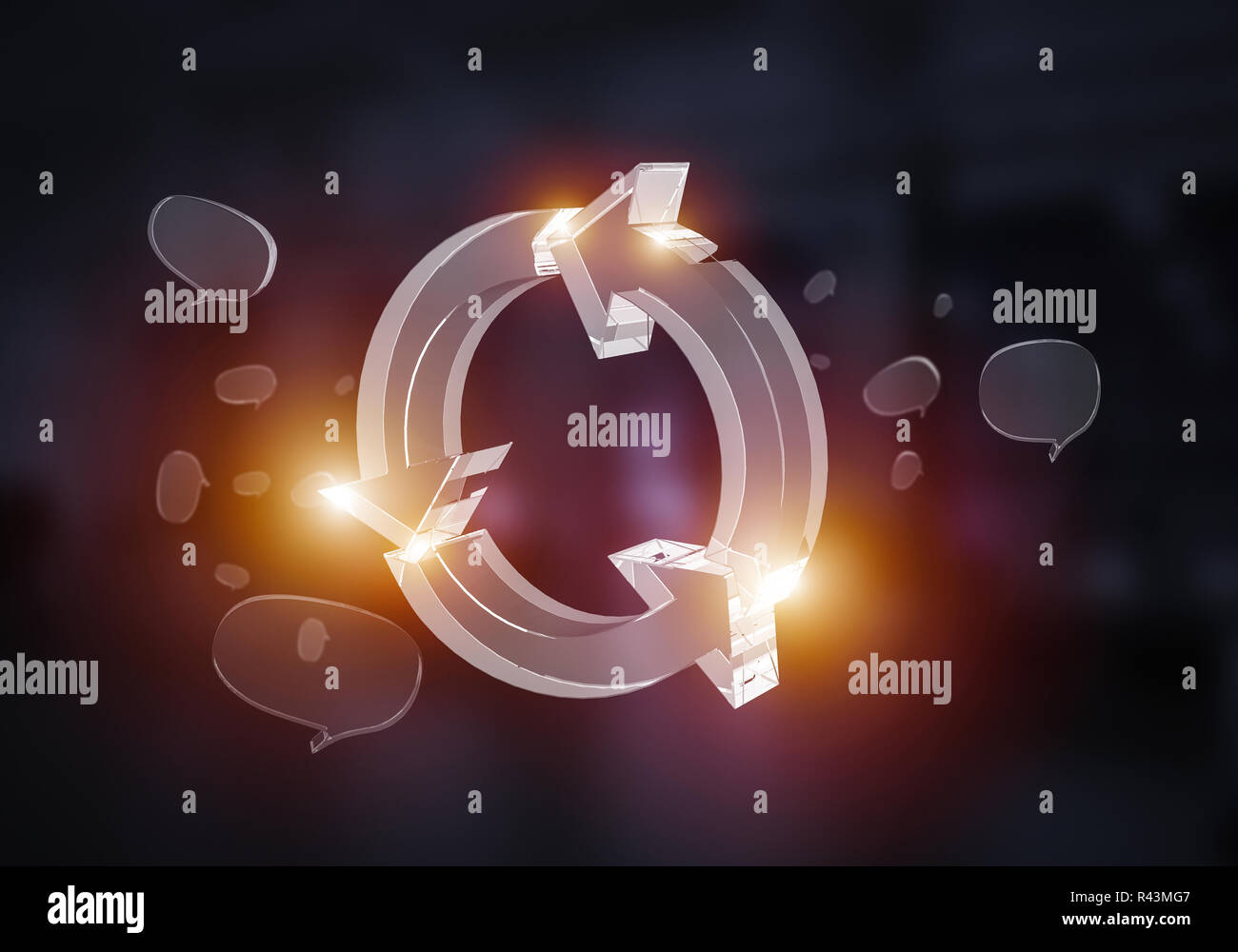 Web refresh icons as symbol for internet use. Mixed media Stock Photo ...