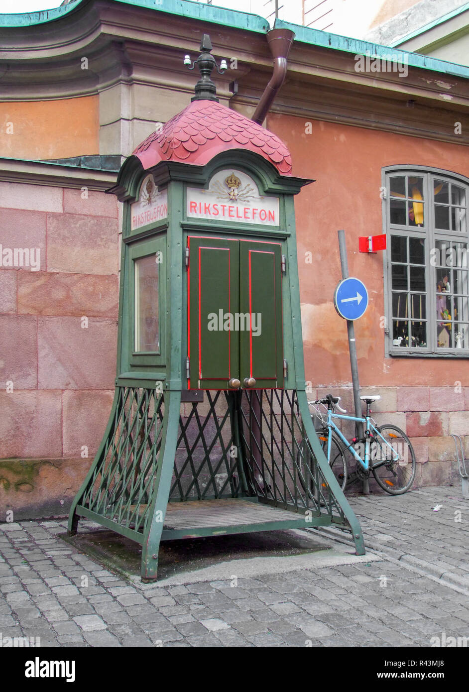 historic phone box Stock Photo - Alamy