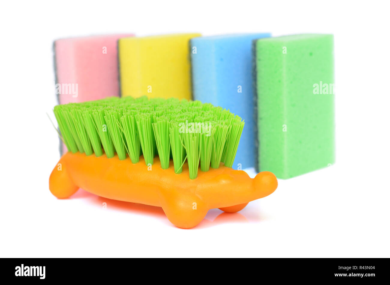 Brush sponges hi-res stock photography and images - Alamy