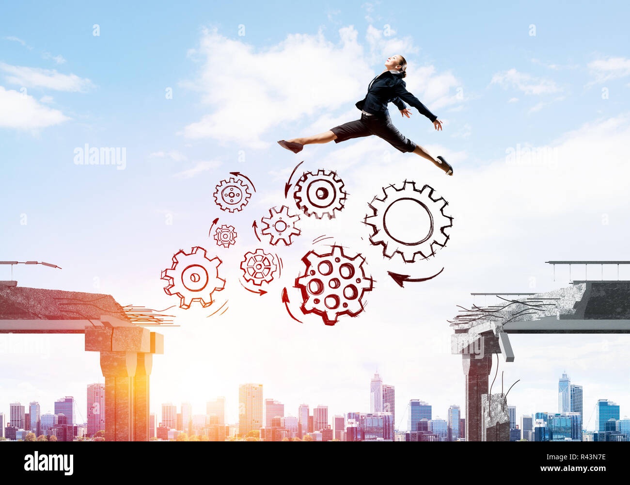 Problem and difficulties overcoming concept Stock Photo - Alamy