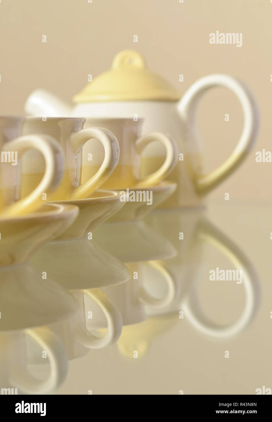 Set coffee break lunch hi-res stock photography and images - Alamy