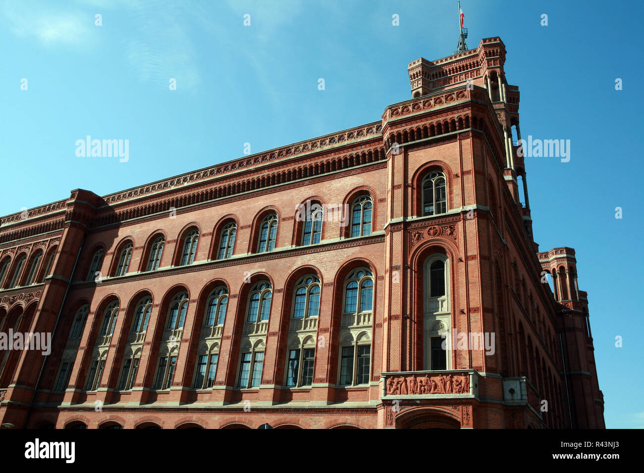 the red city hall - seat of the lord mayor Stock Photo - Alamy